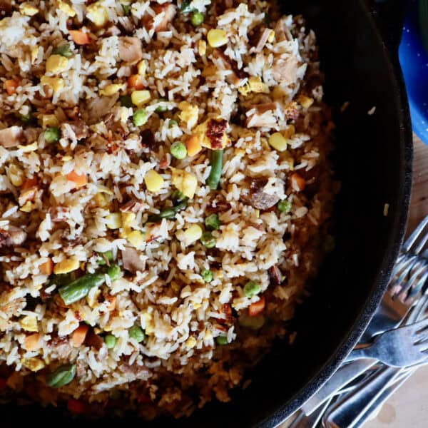 Freezer Meal Fried Rice - Venison for Dinner