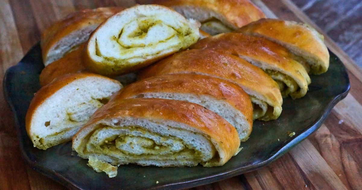 Sourdough Pesto Bread - Venison for Dinner