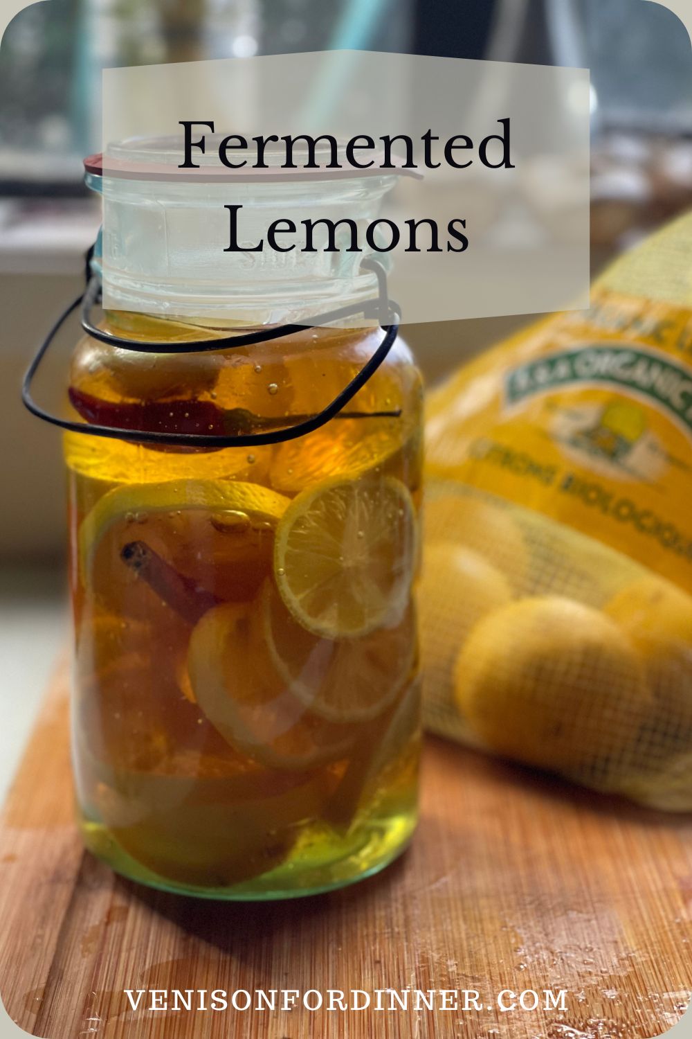 Fermented Lemon Honey - Venison for Dinner