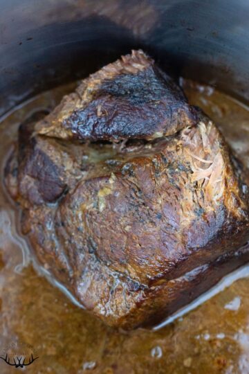 Slow Cooker Moose Roast - Venison for Dinner