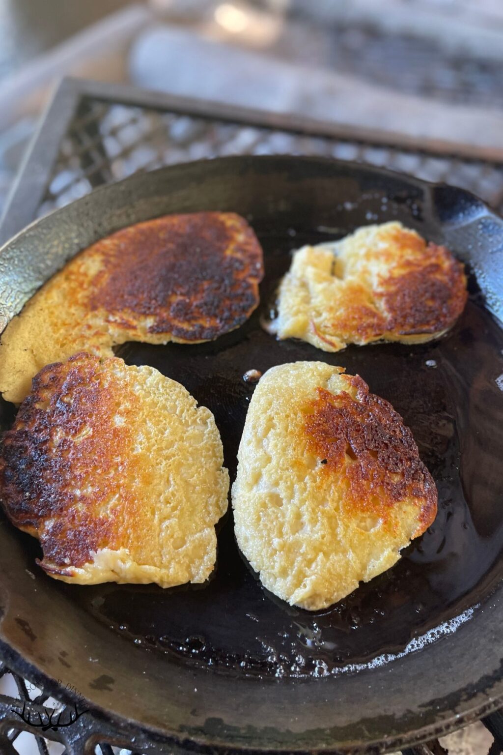 Camp Fire Pancakes - Venison for Dinner
