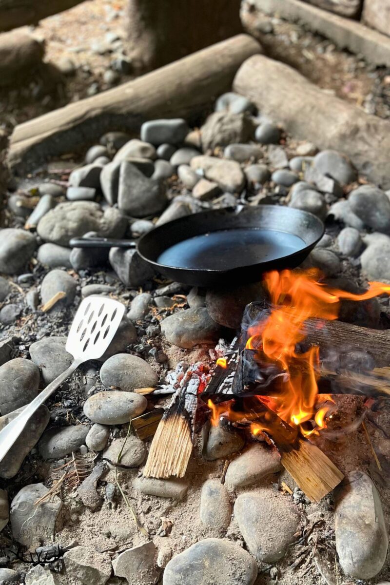 Camp Fire Pancakes - Venison for Dinner