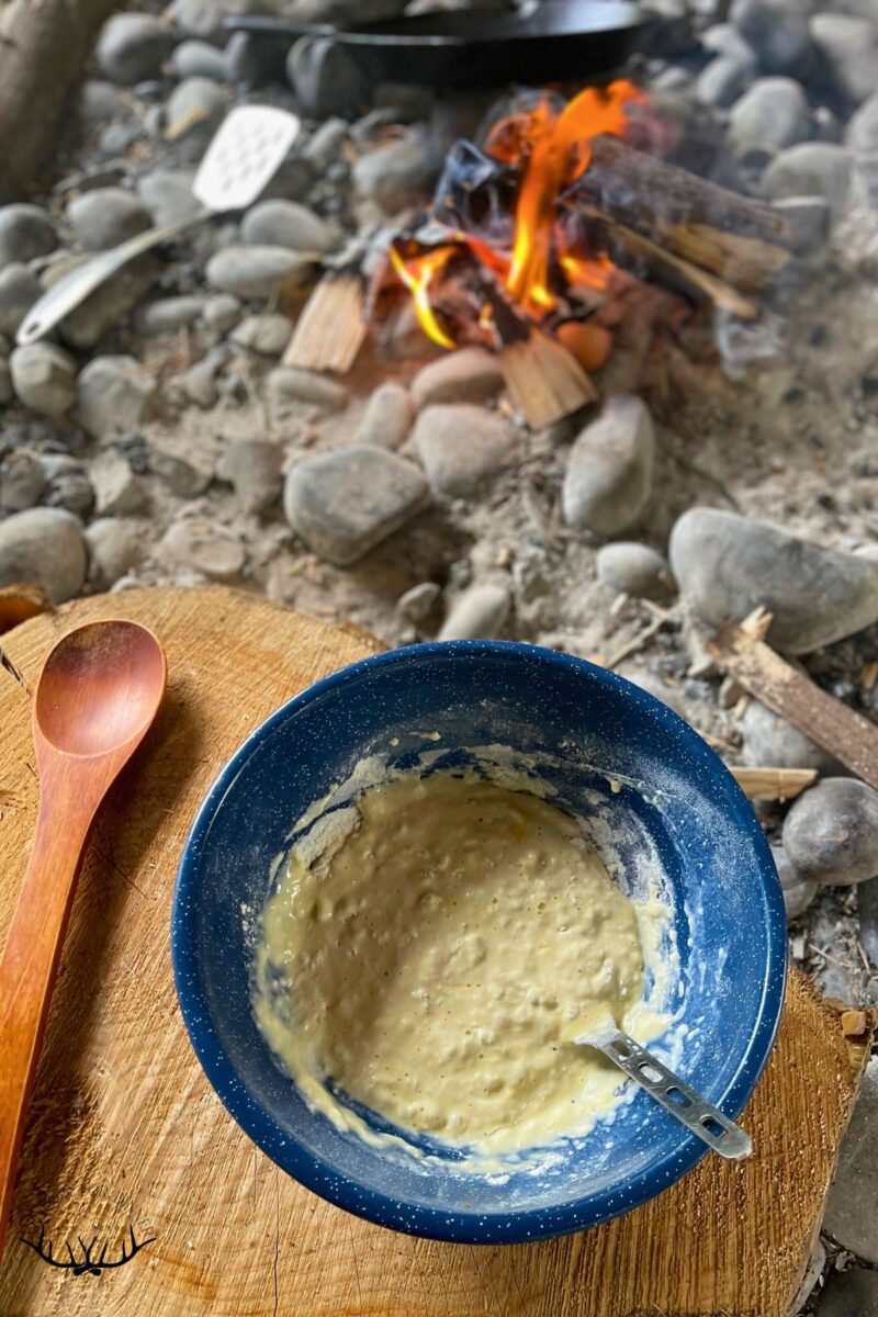 Camp Fire Pancakes - Venison for Dinner