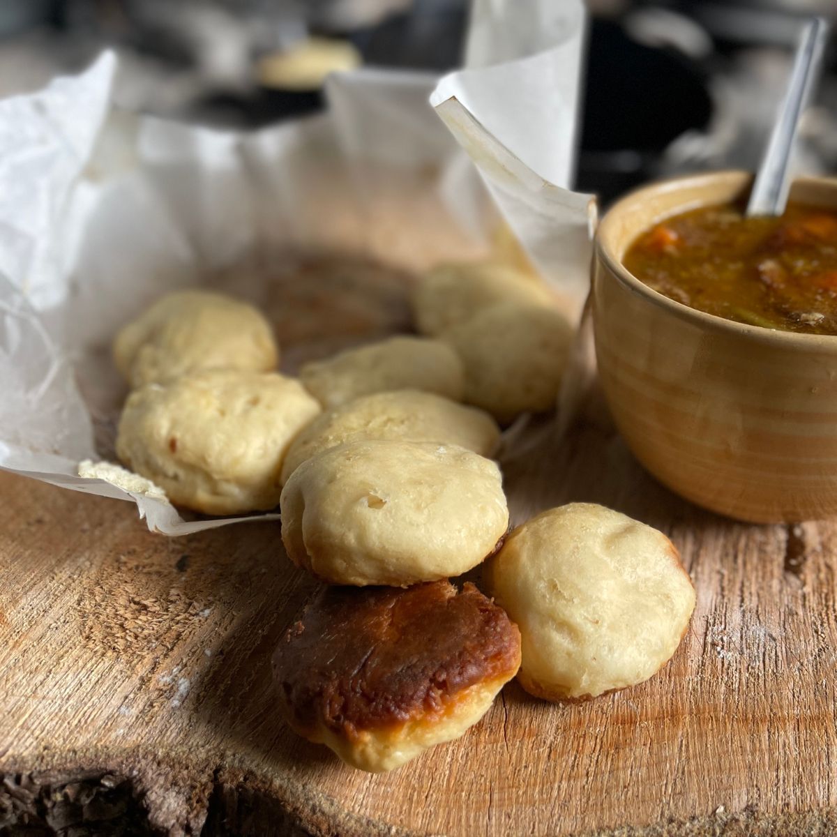 Dutch Oven Buttermilk Biscuits - Venison for Dinner