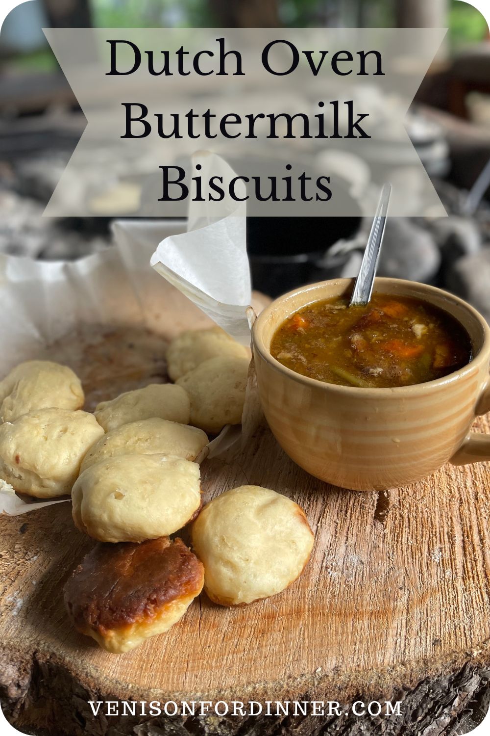 Dutch Oven Buttermilk Biscuits - Venison for Dinner