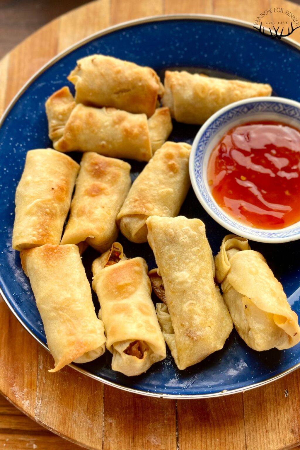 Spring Rolls with Homemade Wrappers - Venison for Dinner
